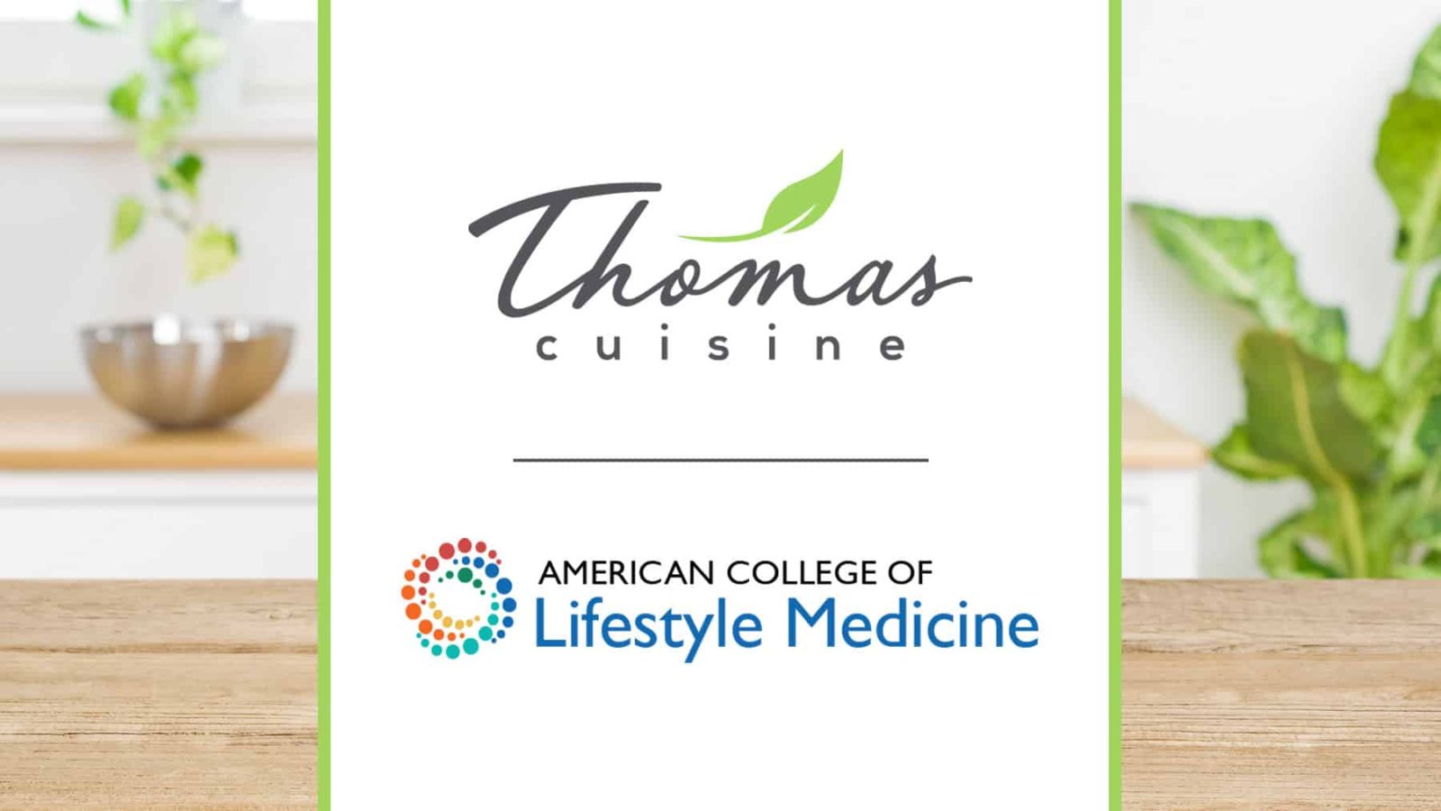 Foodservice Company Thomas Cuisine Partners with ACLM